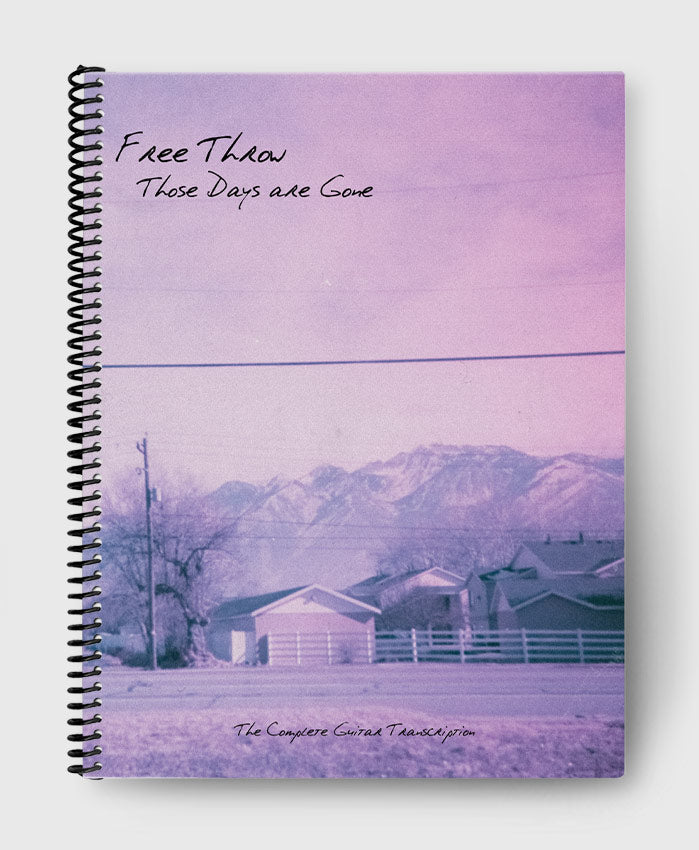 Free Throw: Those Days Are Gone - Official Guitar Tab Book – Sheet Happens