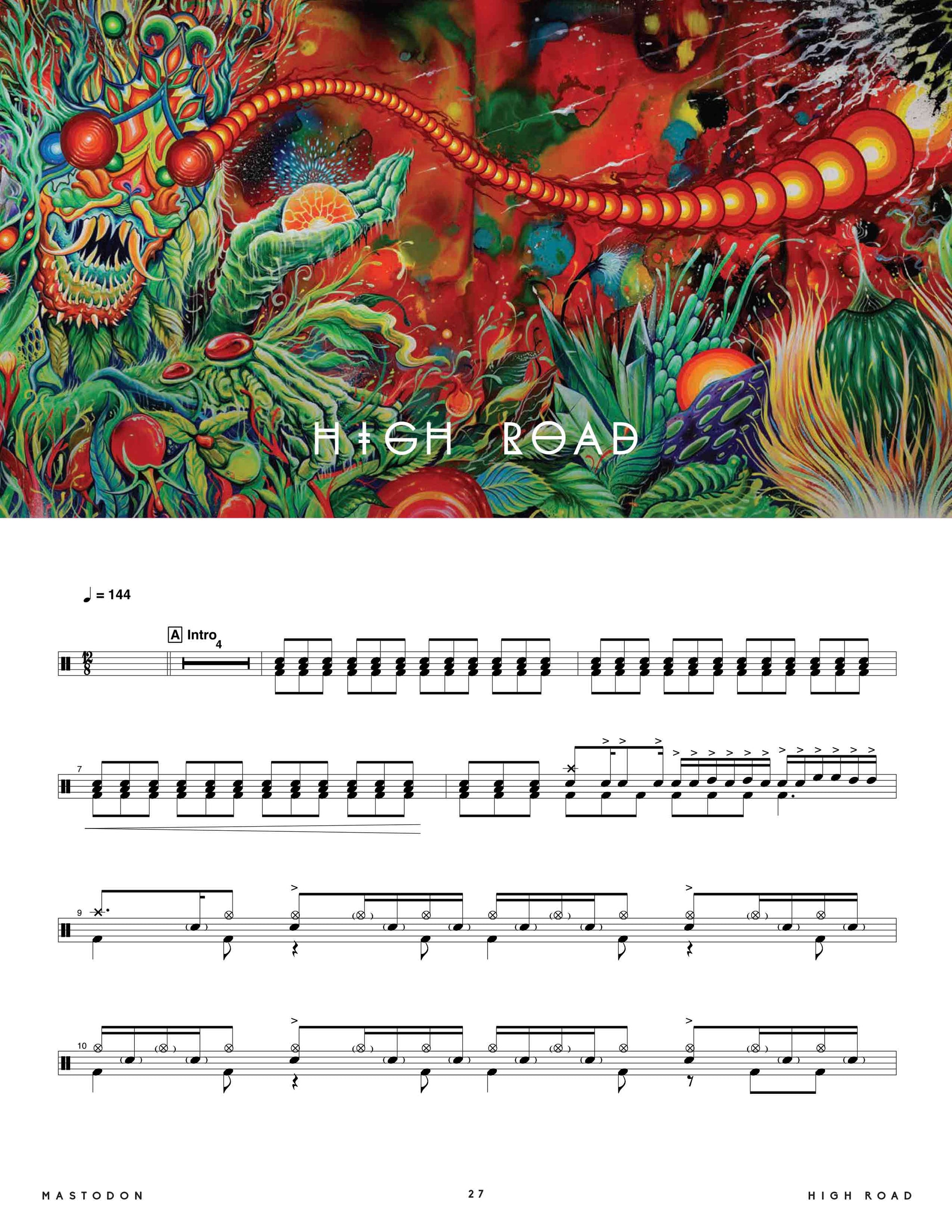 Mastodon: Once More Round The Sun Official Drums Tab Book – Sheet Happens