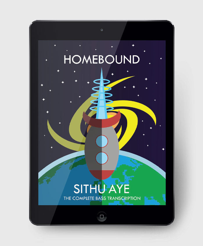 Sithu Aye: Homebound Official Bass Tab Book – Sheet Happens