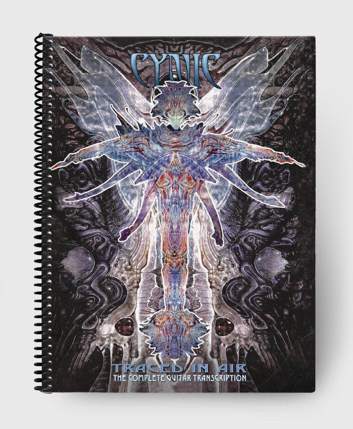 Cynic: Traced in Air Official Guitar Tab Book – Sheet Happens