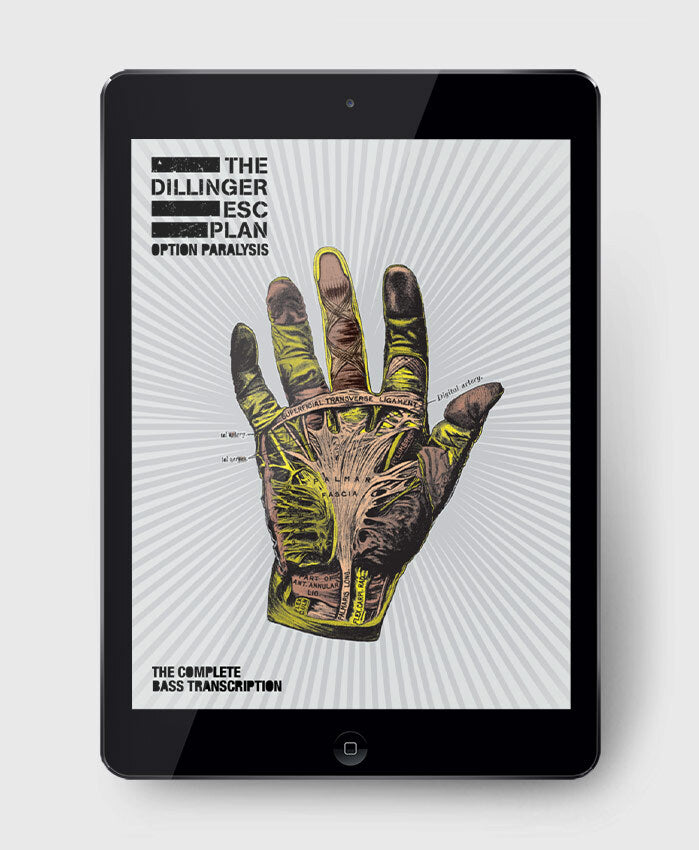 The Dillinger Escape Plan: Option Paralysis Official Bass Tab Book ...