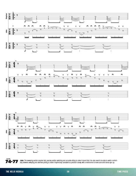 The Helix Nebula: Meridian Official Guitar Tab Book – Sheet Happens